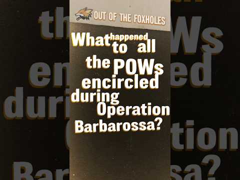 What happened to all the POWs encircled during Operation Barbarossa? - OOTF #ww2 #shorts