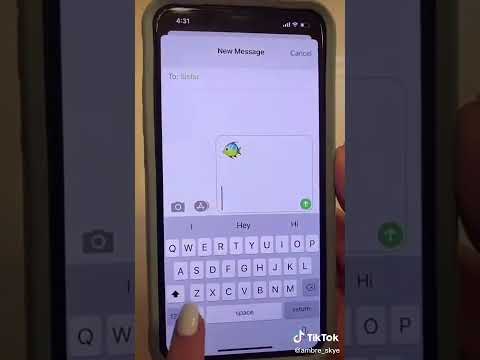 How to send a message with nice effect on Iphone@ambre skye