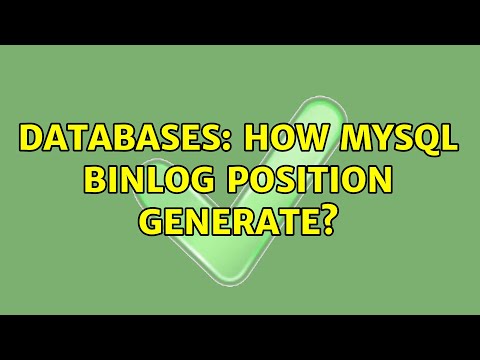 Databases: How mysql binlog position generate?