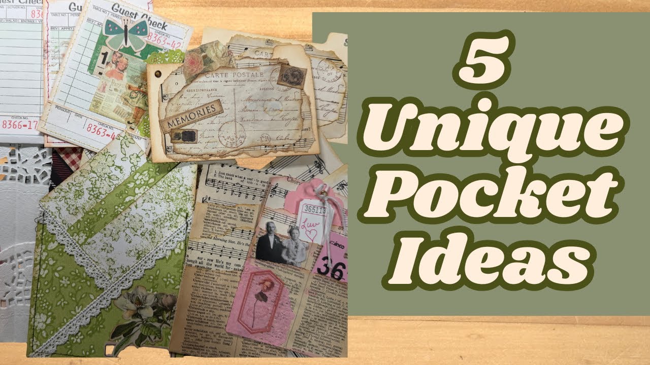 5 Essential Pockets for Your Junk Journal | Beginner Tutorial