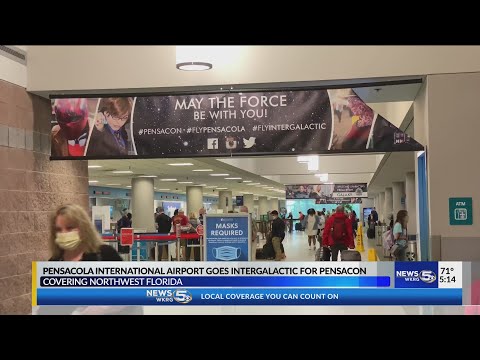 VIDEO: Pensacola International Airport goes intergalactic for Pensacon