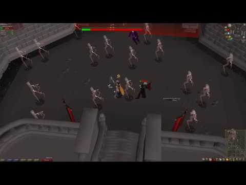 OSRS Sins of the Father Final Boss Vanstrom Klause with void and throwing knives
