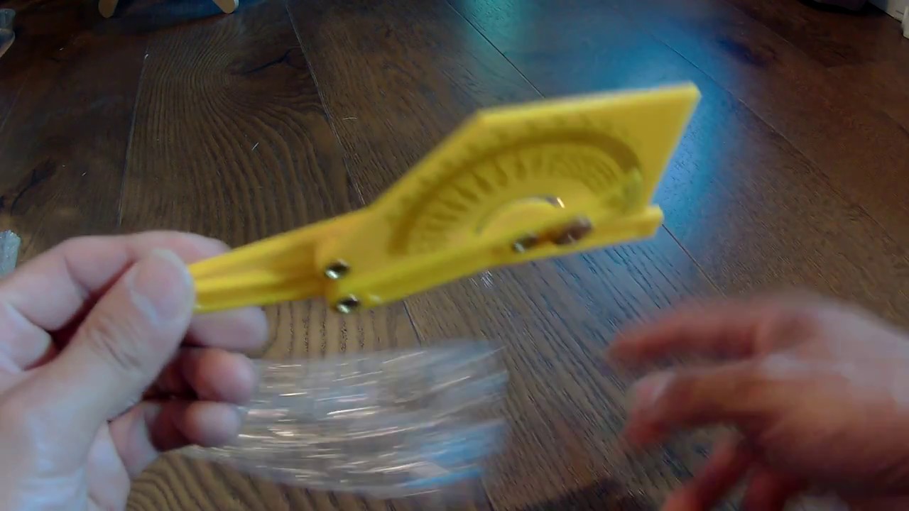 Yellow Plastic Angle Finder - Empire Knockoff (eBay)