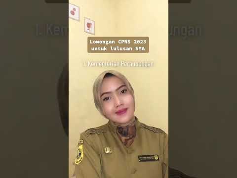 Lowongan CPNS Untuk Lulusan SMA #cpns2023 #shorts #cpns