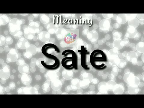Sate Meaning with Pronunciation//Googul Dictionary//