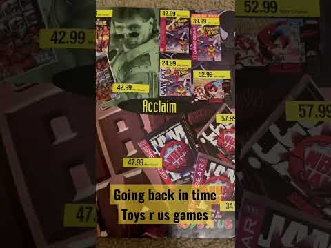 Going back in time video games #toysrus #gaming #fyp