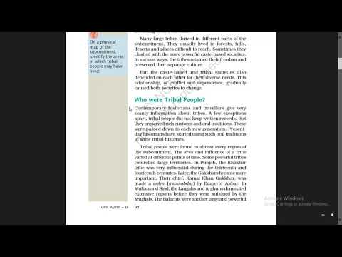 Social Science ( History ) ,Class- 7 , Chapter - 7{Tribes, Nomades and Settled Communities} PART - 1