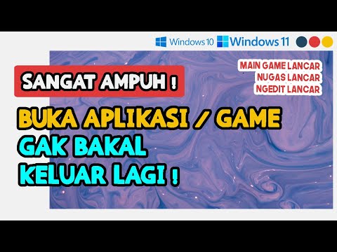 MENGATASI APLIKASI/GAME/ADOBE LAPTOP SERING KELUAR/MENUTUP SENDIRI/CLOSE PROGRAM - WINDOWS 10/11