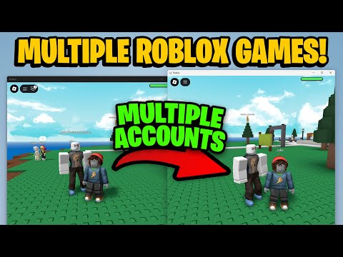 How to Open Multiple Roblox Games At Once (Multiple Roblox Accounts At Once) EASY GUIDE!