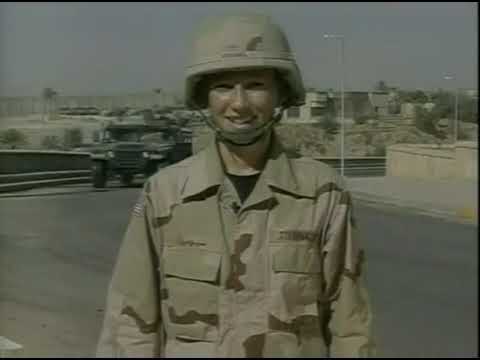 American Forces Network Europe AFN AFRTS 2004 TV News Report Iraq War Inside Sunni Triangle Tikrit