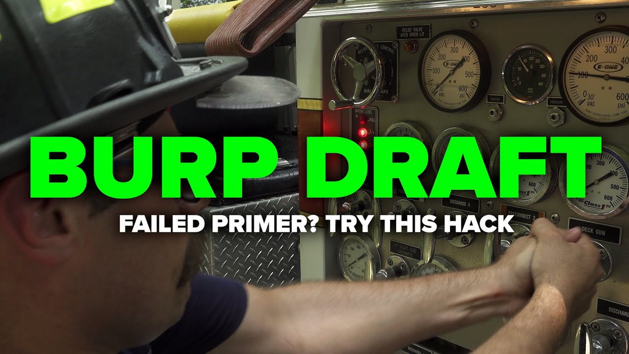 How to Burp Draft | Failed Primer (Rural Water Supply - E1)