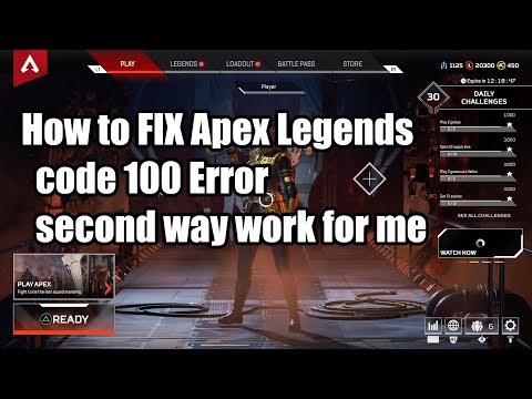 Steam Community :: Video :: How to FIX PS4 Apex Legends code 100 Error ...