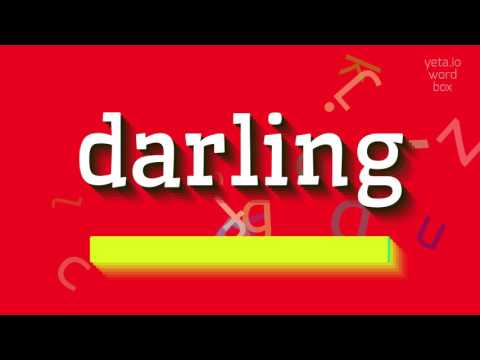 HOW TO SAY DARLING? #darling