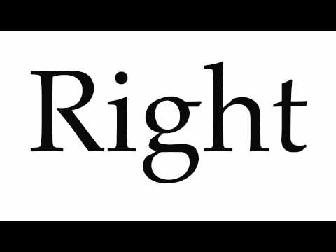 How to Pronounce Right