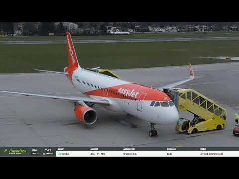 🔴 Innsbruck Airport Webcam Live from MSFS2020 with real world aircraft data injected