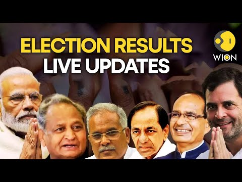 Elections Result 2023 LIVE: Massive Win for BJP in Mp, Raj & Chattisgarh | Election Result LIVE