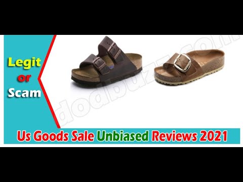 Us Goods Sale Reviews (Aug 2021) - Is This A Legit Or Scam? Watch It!
