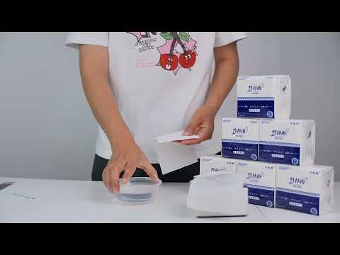 Cube Facial Tissue With Plastic Packaging