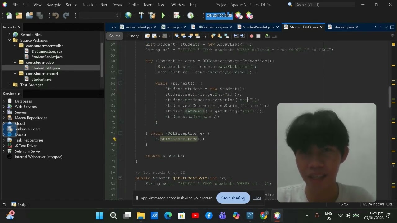 Tutorial on how to create your very own JAVA servlet CRUD program