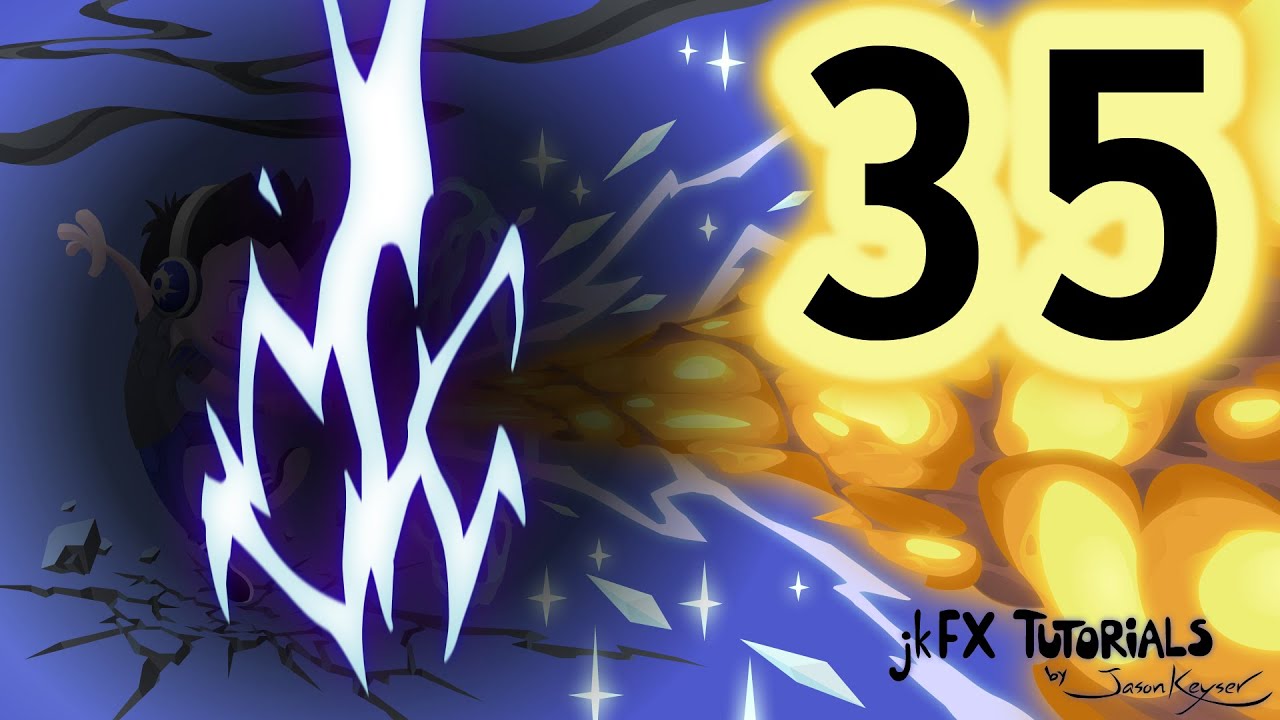 2D Animation Tutorial - Lightning Bolt - pt. 5