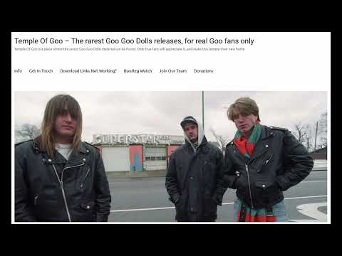 Temple Of Goo Presents: Goo Goo Dolls – Melodic Minimalism Part II ...
