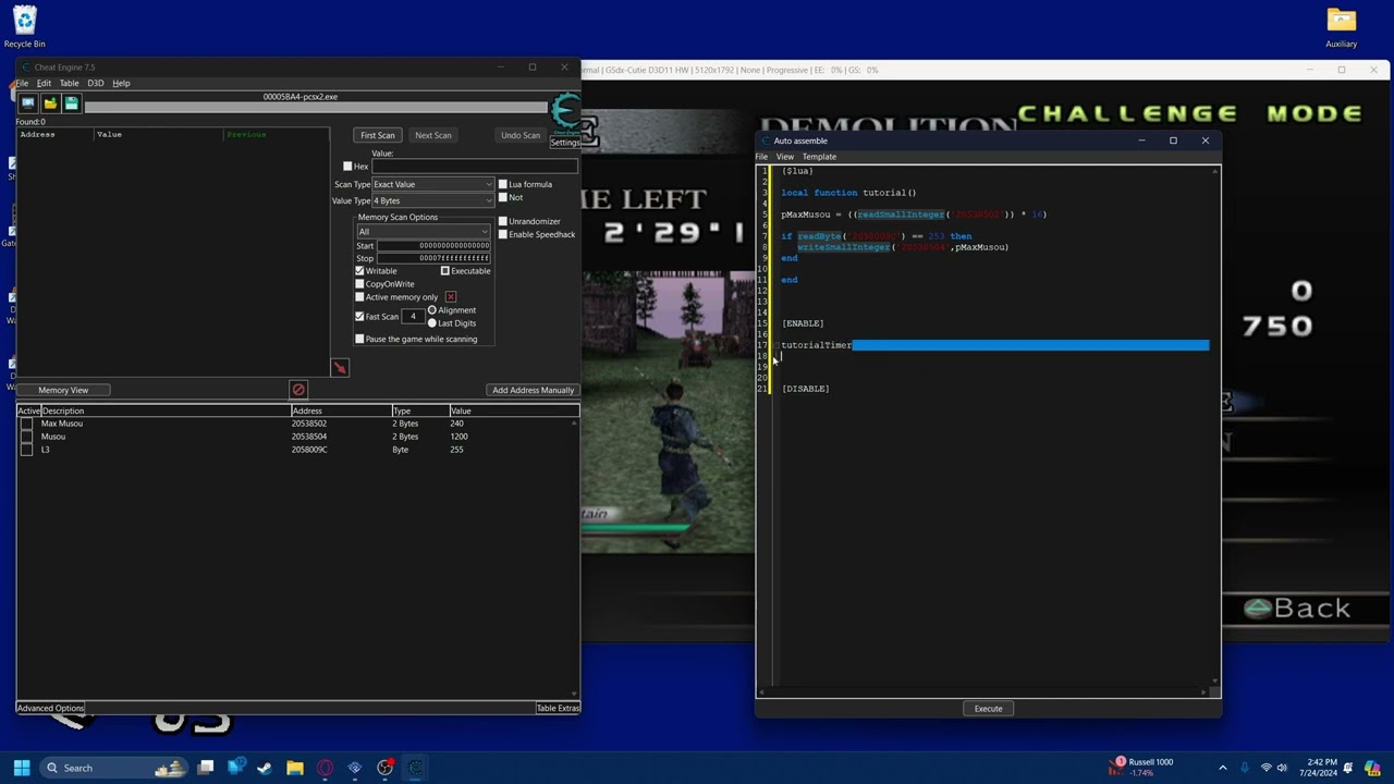 [DW Modding Tutorial] Making Simple Cheat Engine Lua Scripts