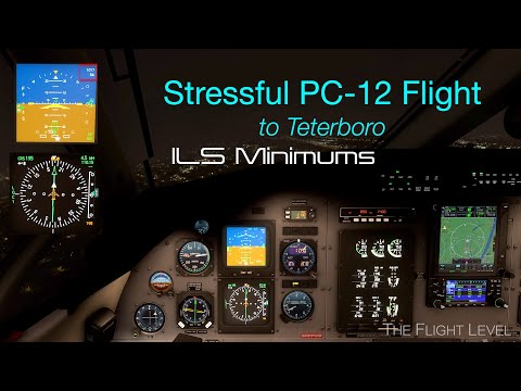 IMC Flight to Teterboro Airport- Full IFR Flight KISP to KTEB - ILS RWY 19 Landing Instructions- 4K