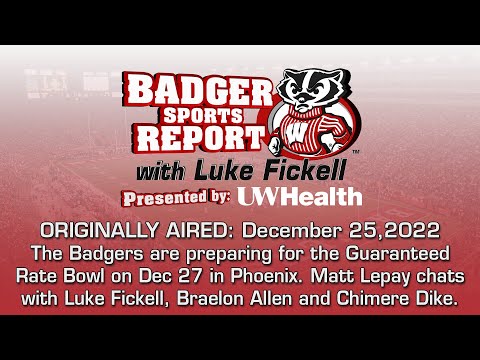 Badger Sports Report with Luke Fickell - Show 18 - December 25, 2022