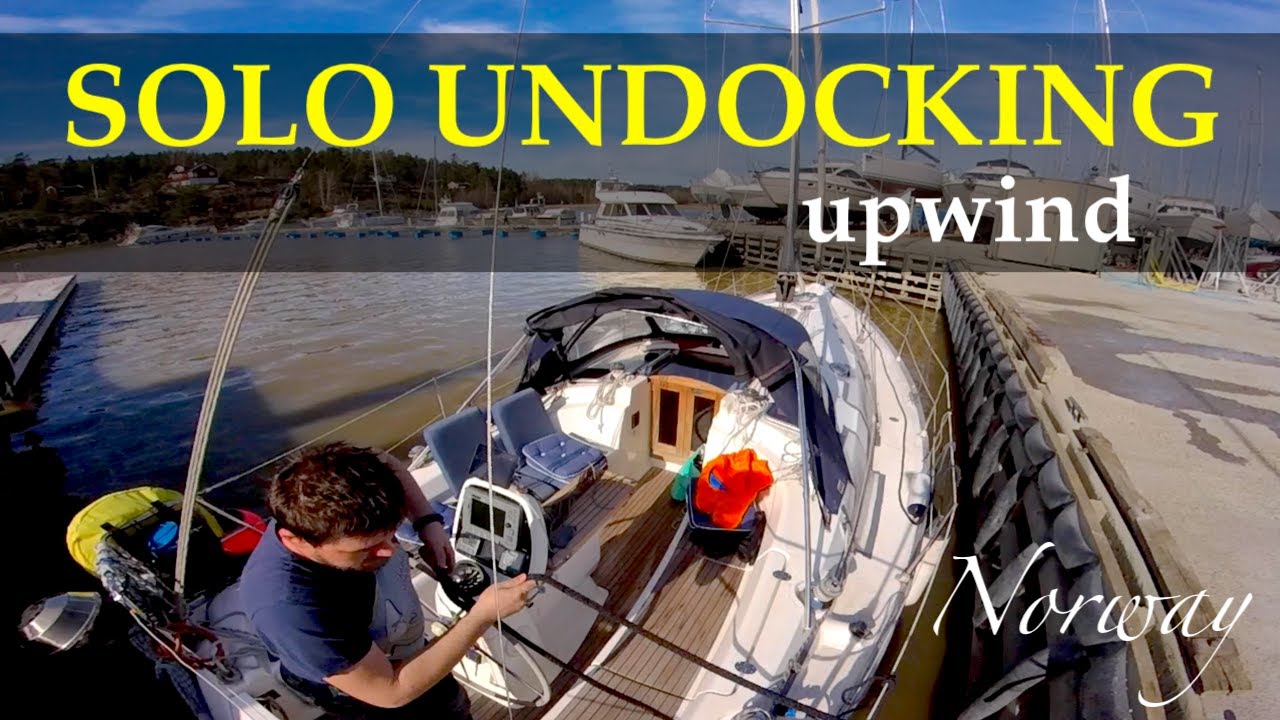 Solo Sailboat Undocking