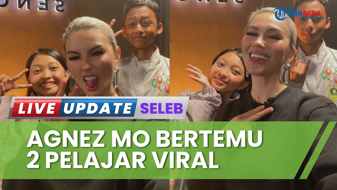 Akhirnya Bertemu 2 Murid SMPN 1 Ciawi Bogor yang Viral, Agnez Mo Dibuat Histeris: Woho, Keren ...