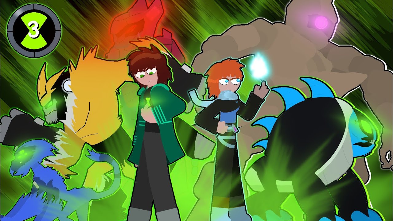 Ben 10 ARMARGEDONTRIX Part-3 [stick nodes pro]#animation #ben10 #ben10omniverse #anime