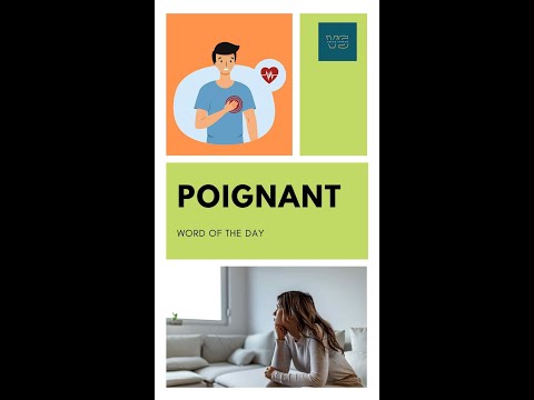 How To Pronounce Poignant | Meaning | Pronunciation