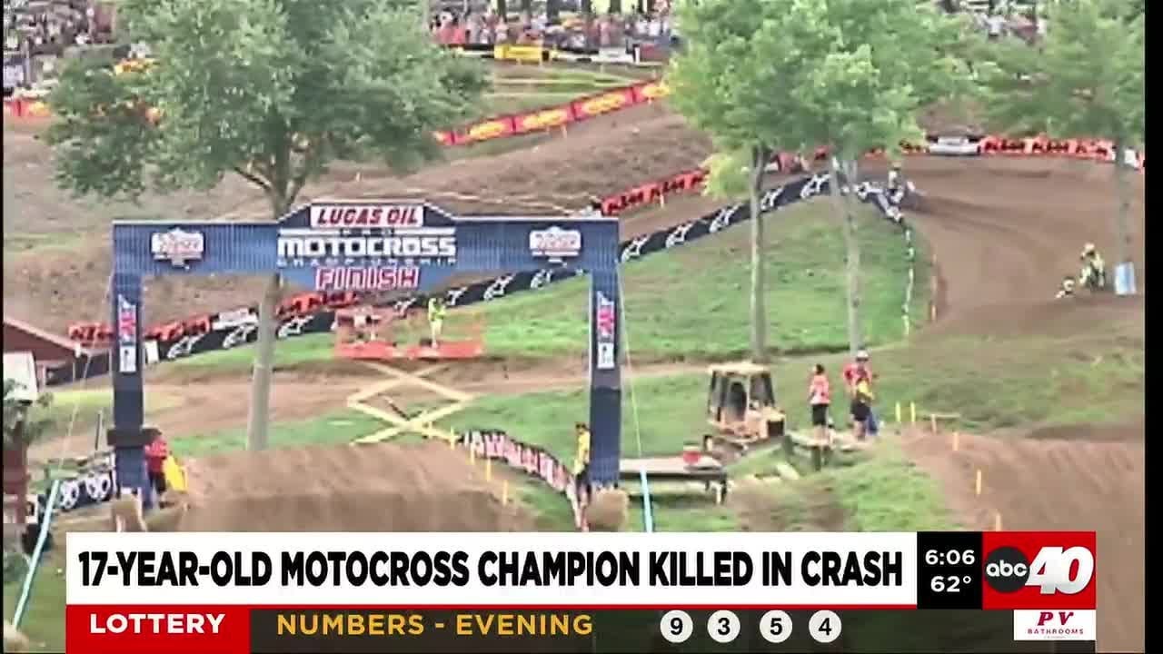 17-year-old motocross champion killed in crash