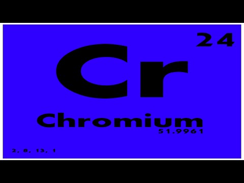 STUDY GUIDE: 24 Chromium | Periodic Table of Elements
