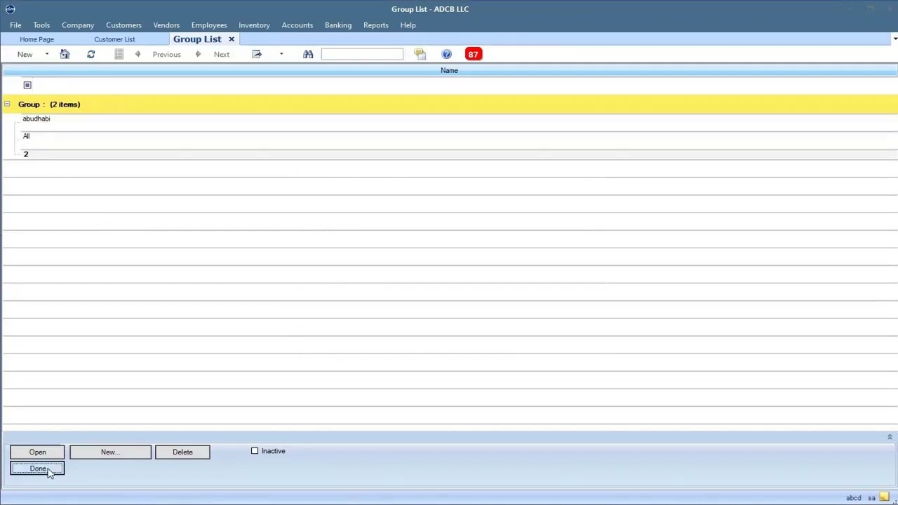 Create customer groups