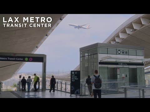 LAX’s New Metro Train Station is Gorgeous!