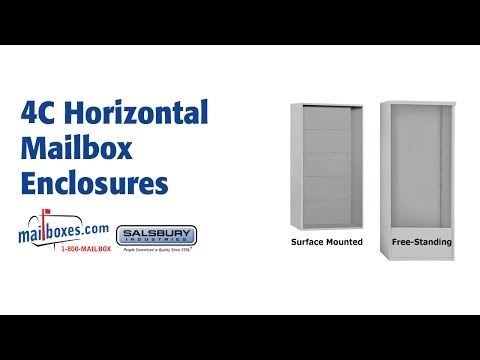 Mailboxes.com | 4C Horizontal Mailbox Enclosures