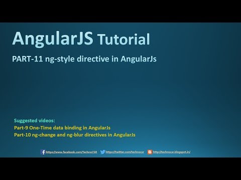 part - 11 ng-style directive in AngularJs