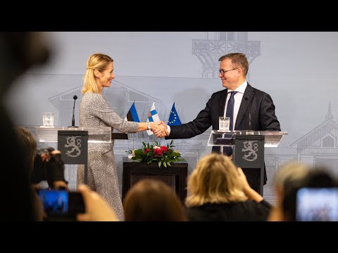 Pääministerin ja Viron pääministerin tiedotustilaisuus 29.9.
