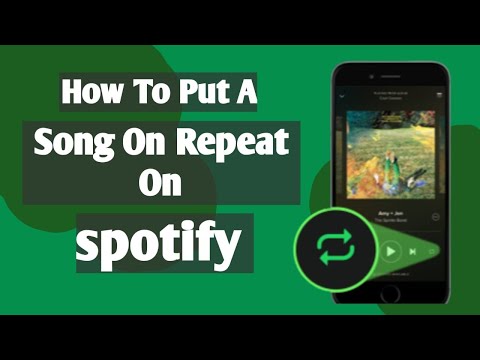 How to put a song on repeat on Spotify