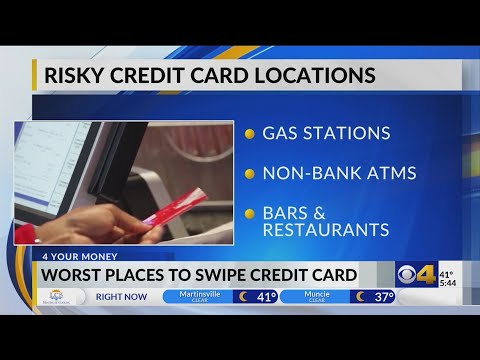 The riskiest places to swipe your credit card