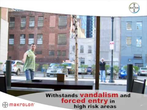 Makrolon 15 protects storefront