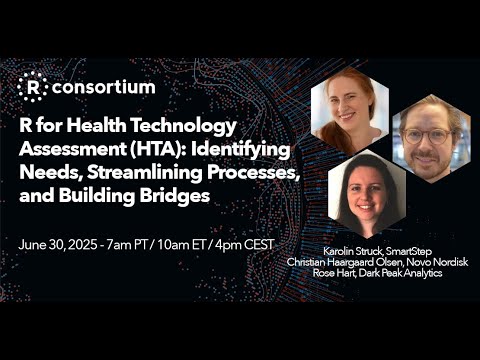 R for Health Technology Assessment (HTA): Identifying Needs, Streamlining Processes