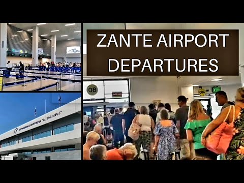 Zante Airport Departures : Greece