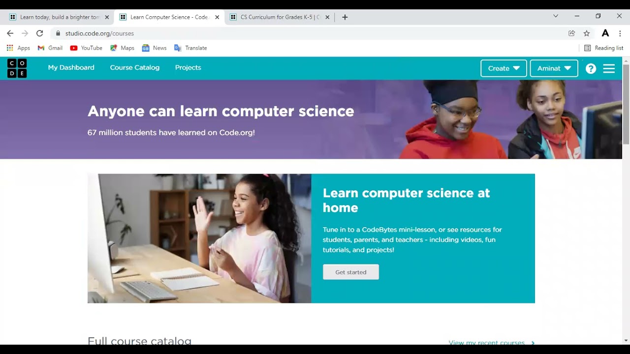 Learning to code with code.org Lesson 1