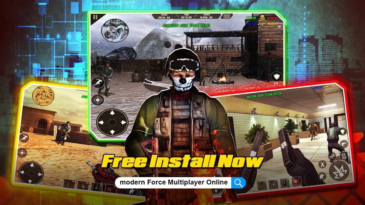 Modern Force Multiplayer Online Game | Best FPS on Mobile | Online FPS Android iOS