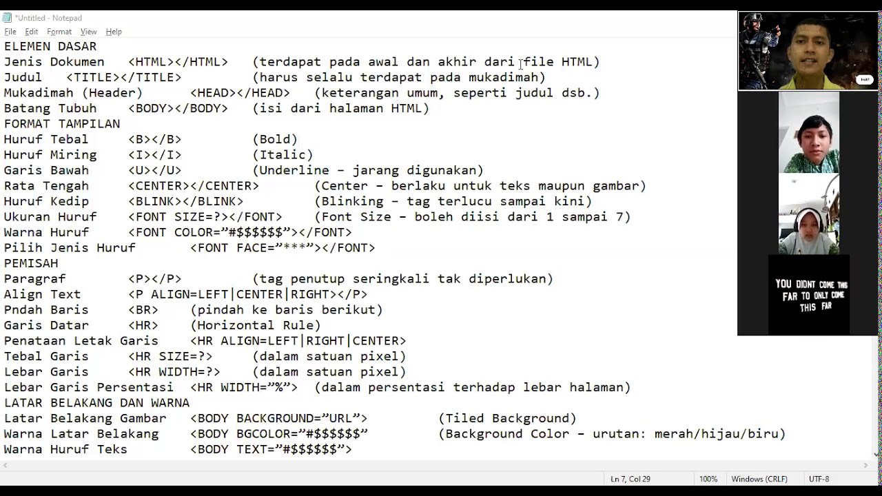 Belajar Ngoding di Notepad untuk Pemula