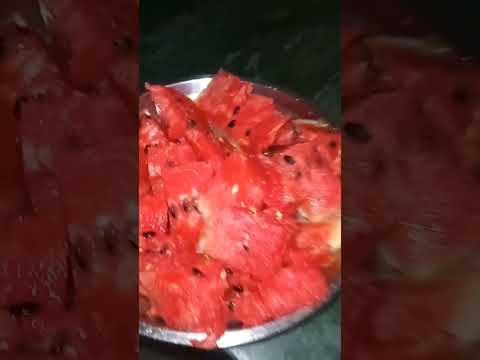 watermelon eat #Gayatri mishra with family