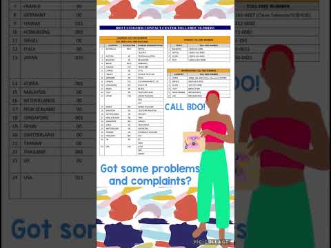 BDO Customer Service Hotline Numbers #bdo #bdokabayan #kabayansavings #customerservice #hotline