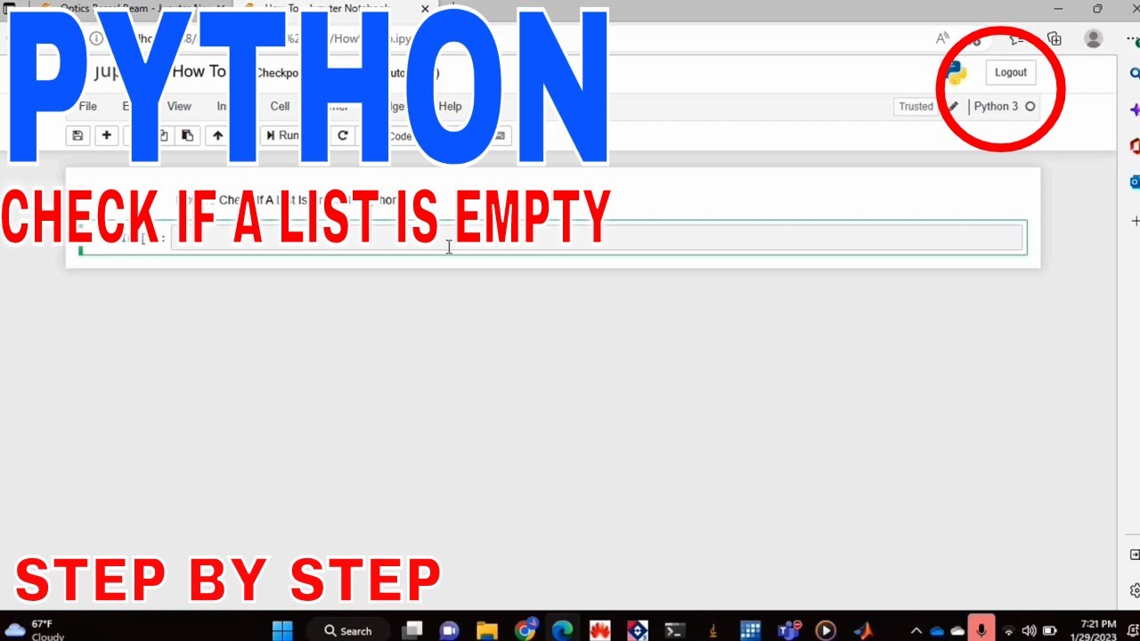 ✅ How To Check If A List Is Empty In Python 🔴